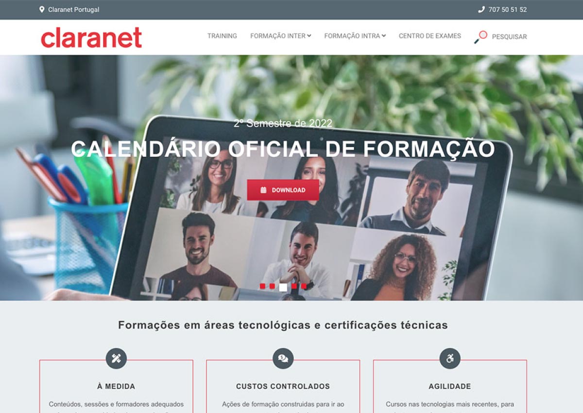 training.claranet.pt - Dominios.pt, Alojamento Web e Cloud Server ...